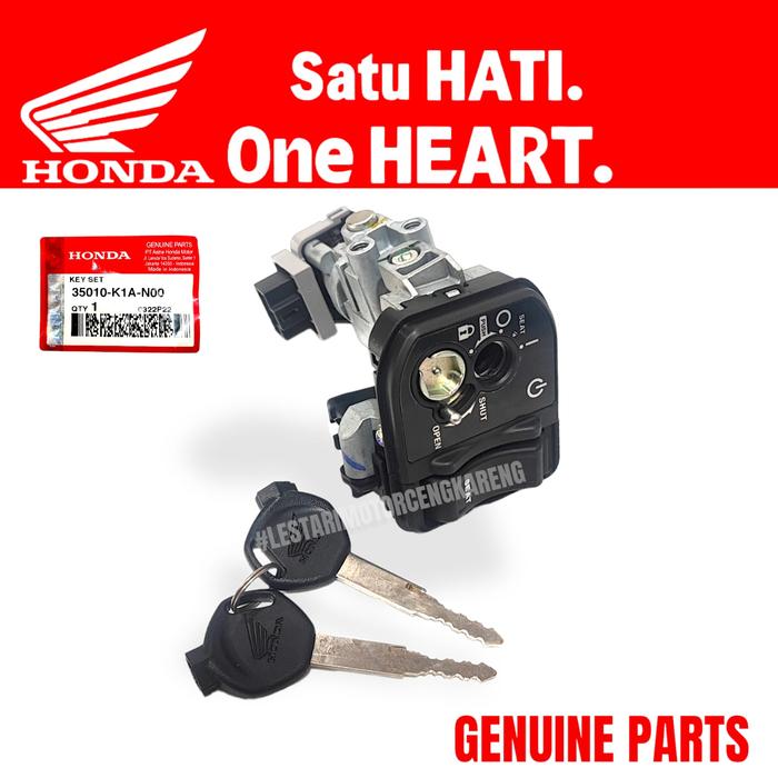 Jual KUNCI KONTAK BEAT LED 2020 DELUXE STREET 35010-K1A-N00 ASLI HONDA ...