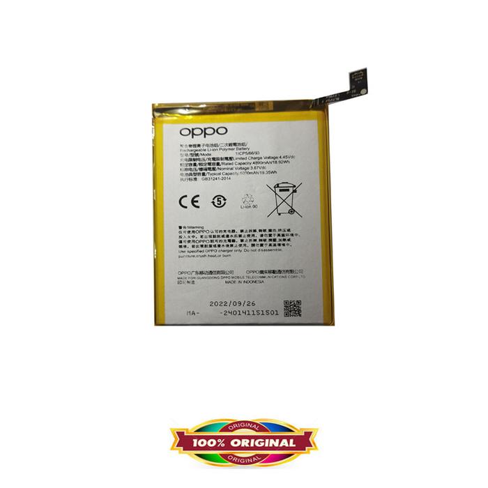Jual Original Battery for Oppo A57 5G 2022 - 5000 mAh - Garansi 1 Bulan ...