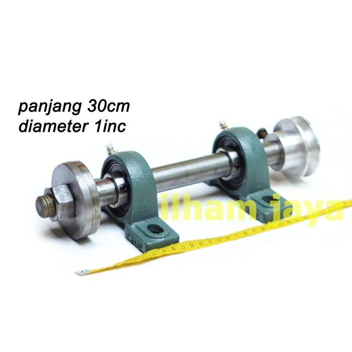 Jual as gergaji mesin serkel circular saw panjang 30cm diameter 1inc ...