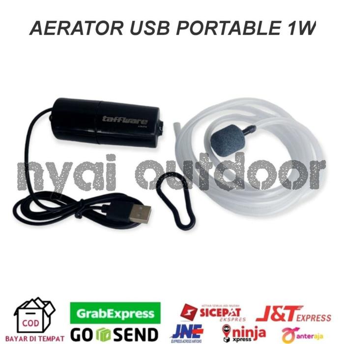 Jual aerator usb power bank aerator gelembung udara aquarium mancing ...