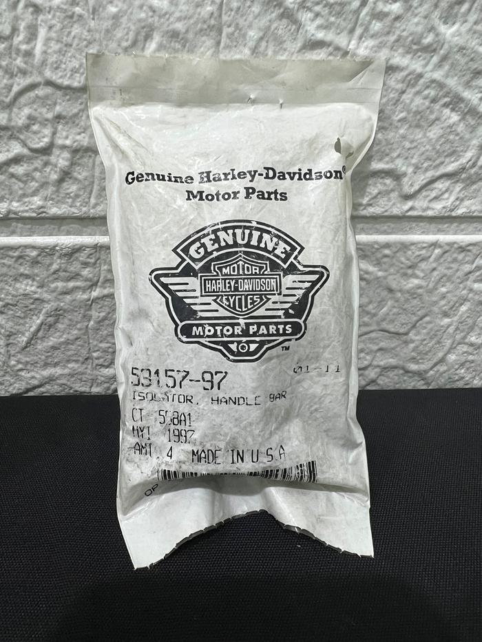 Jual 53157-97 RUBBER BUSHING RAISER ISOLATOR HANDLEBAR - GENUINE HD ...