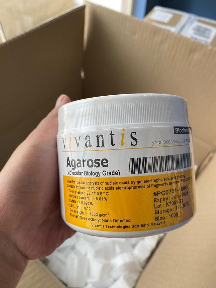 Jual Agarose Vivantis, Molecular Biology Grade, 100g - Jakarta Barat ...