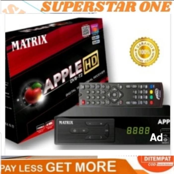 Jual set top box stb tv digital matrik apple merah barang ready - hd168 ...