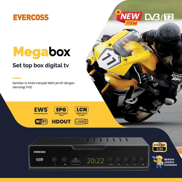 Jual Evercoss STB Set Top Box Max Garansi Resmi - HDMI 1,5M - Kota ...