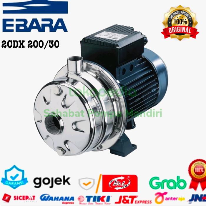 Jual Pompa Centrifugal Ebara CDX200/30 stainles stell - Jakarta Barat ...