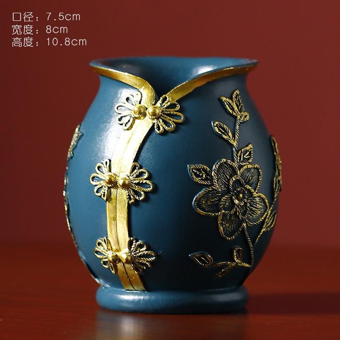 Jual Pajangan Imlek Vas bunga mini Qi Bao multi warna - Biru Tua - Kota ...