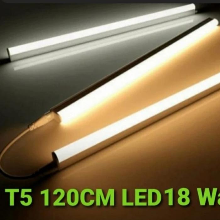 Promo Lampu TL Neon T5 LED 18W 120cm Tube 120 cm 18 watt Putih white 1 ...