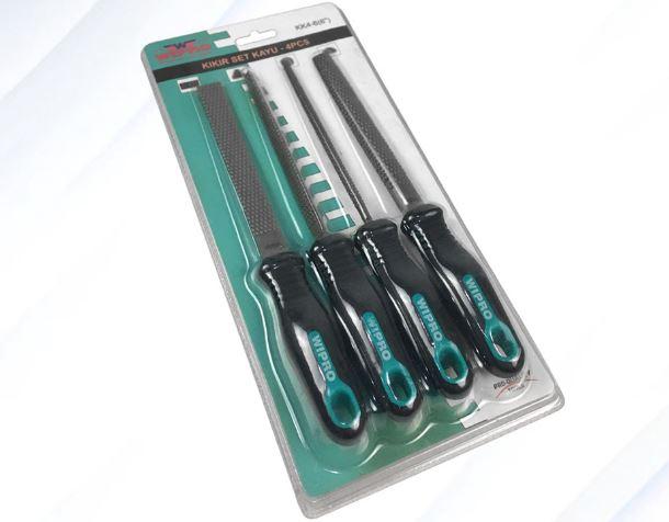 Jual Kikir Kayu Set 4 pcs Patar Kayu Tukang 6 Inch Wipro KK4-6 - Kota ...