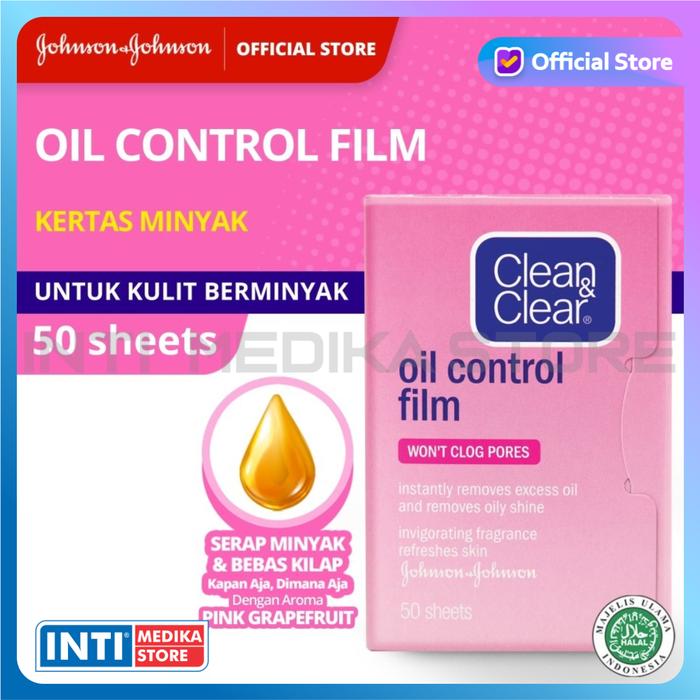 Jual CLEAN & CLEAR - Oil Control Film Face Paper | Kertas Minyak Wajah ...