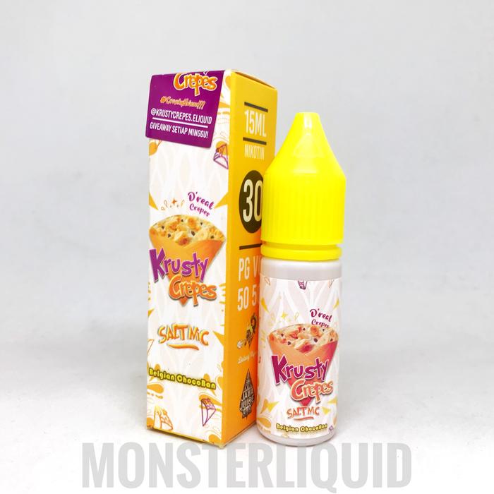 Jual [ SALT NIC ] KRUSTY CREPES V4 BELGIAN CHOCOBAN 30MG 15ML LIQUID ...