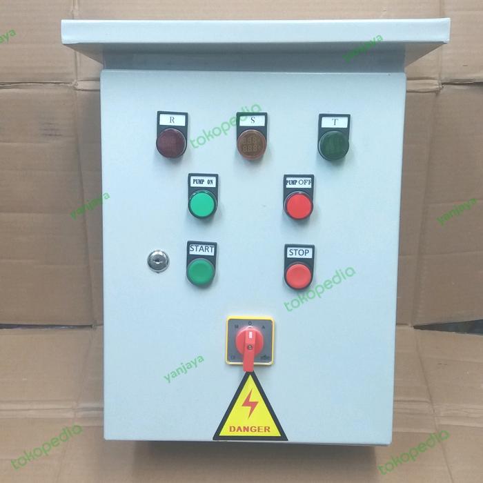 Jual panel pompa 3phase 2.2kw/3hp otomatis 1 tandon/pompa otomatis ...