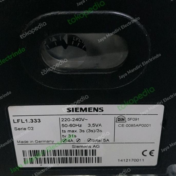 Jual Siemens Burner Control Lfl1.333 / Lfl 1.333 Serie 2 - Kab. Tangerang - PAVA MANDIRI | Tokopedia