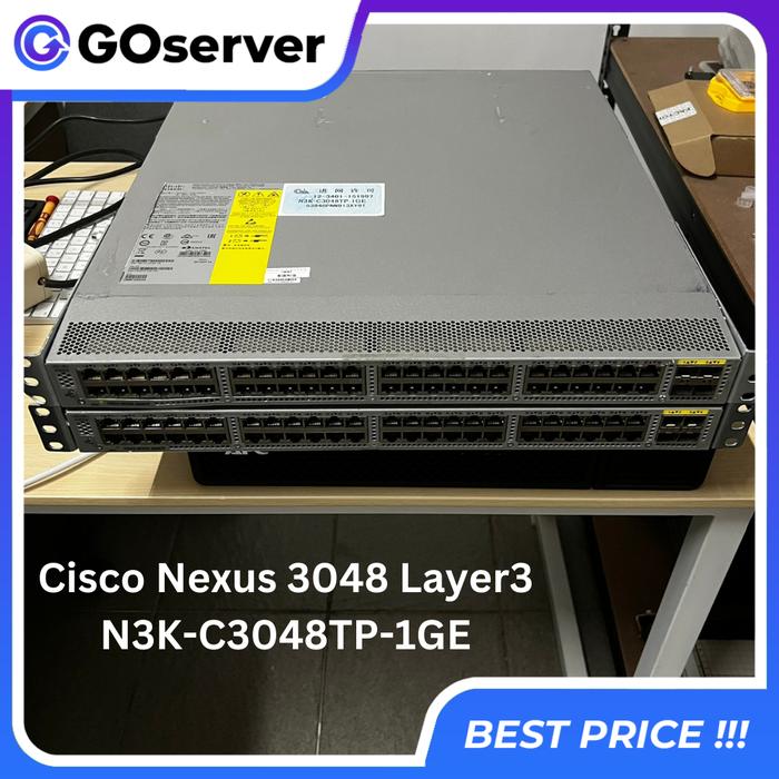 Jual Switch Cisco Nexus 3048 Layer3 / N3K-C3048TP-1GE (48 x 1GB, 4 x ...