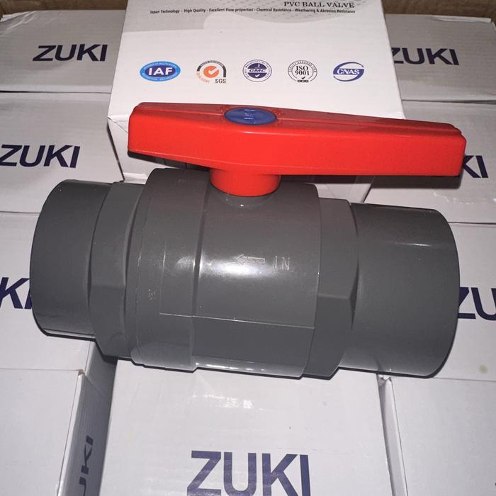 Jual Ball Valve ZUKI 2 inch stop kran keran pvc 2 dim inchi taiwan ...