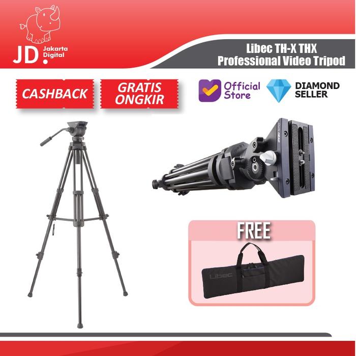 Promo Libec TH-X THX Professional Video Tripod Cicil 0% 3x - Jakarta Pusat - Jakarta Digital ...