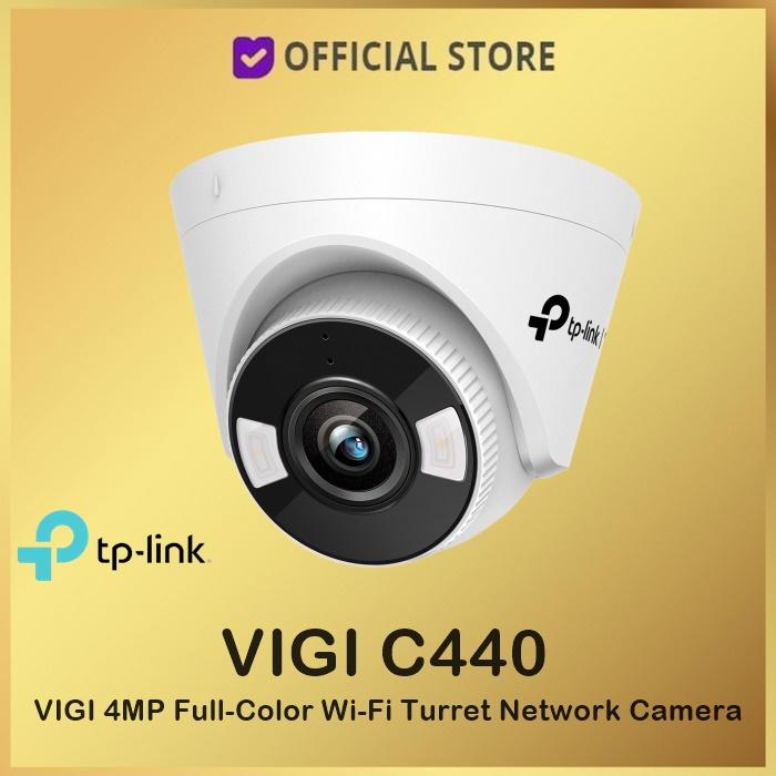 Promo TP-Link Camera VIGI C440 4MP Full-Color Turret Network Camera C ...