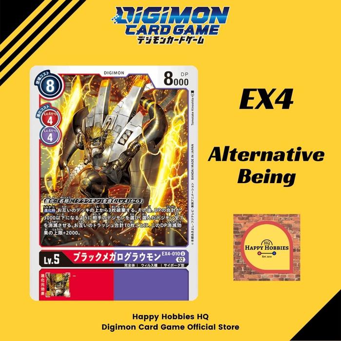 Jual Digimon Card EX4-010 BlackWarGrowlmon BlackMegaloGrowlmon Uncommon - Kota Surabaya - Happy ...