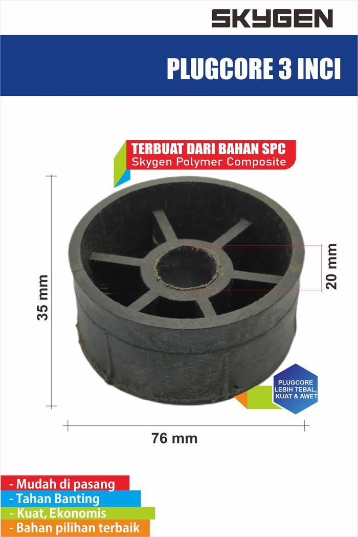 Jual Skygen Plastic Core Plug for Paper Roll - Kota Surabaya ...