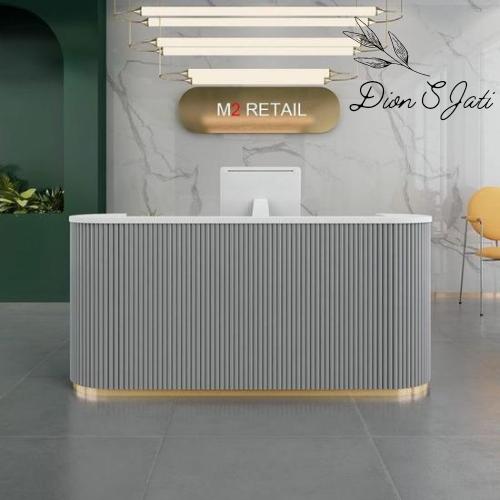 Jual Receptionist Desk / Meja Resepsionis Cashier Desk Premium Quality ...