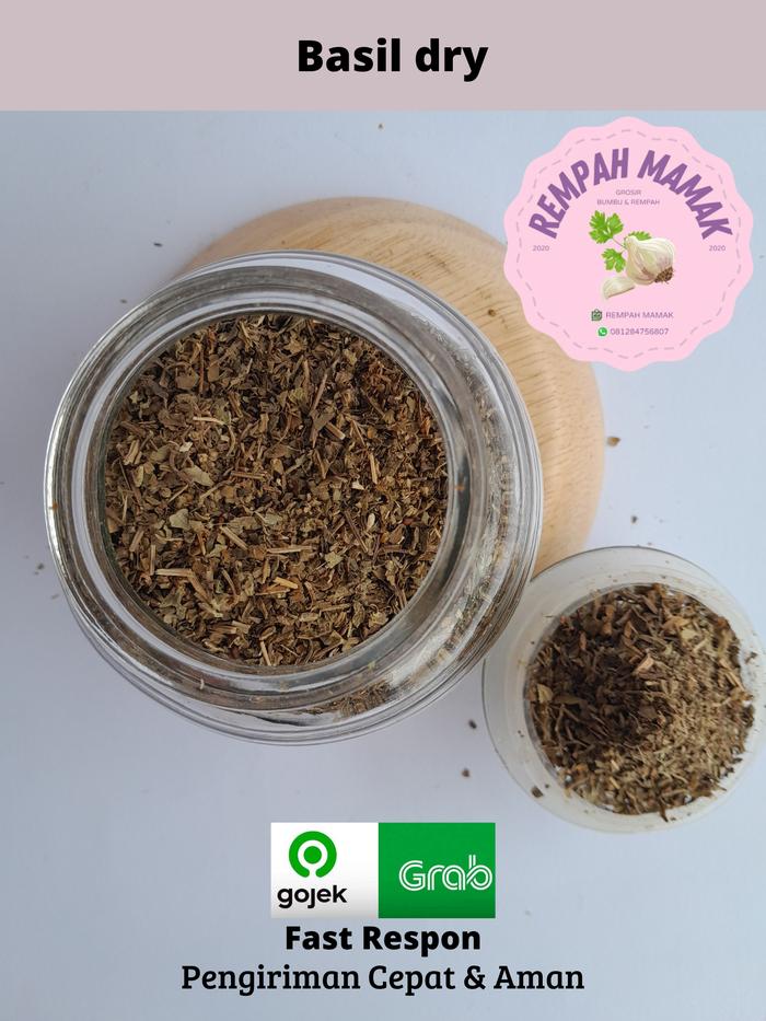 Jual Basil Dry From Turkey / Daun Basil / Basil Leaves 50 Gram ...