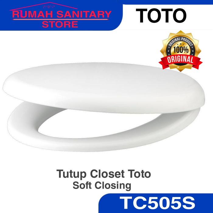 Jual TOTO TC505S Tutup closet SOFT Closing Seat Cover Toilet Cover Original - Jakarta Selatan ...