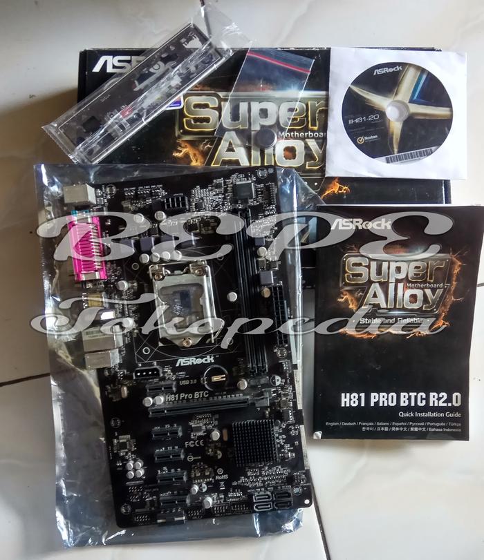 Jual Motherboard Mining Asrock H81 Pro BTC R2.0 - Kab. Cilacap - bepe | Tokopedia