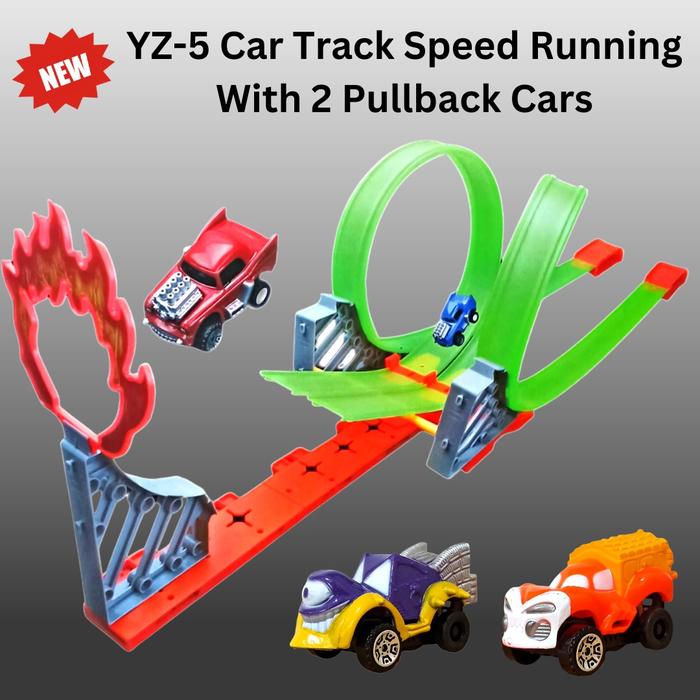 Jual YZ-5 CAR TRACK SPEED RUNNING WITH 2 PULLBACK CARS - Jakarta Barat ...
