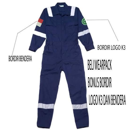 Jual Wearpack Coverall Safety Terusan Berkualitas + Logo Safety K3 ...