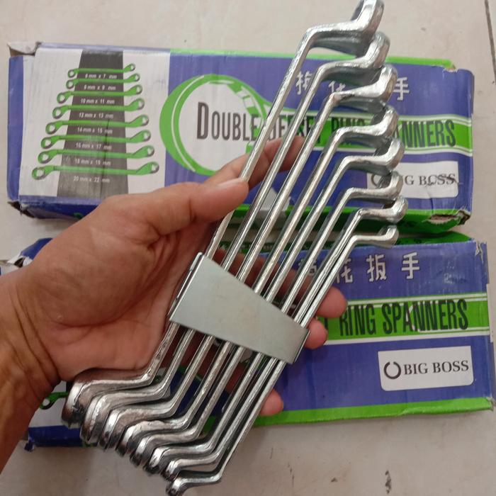 Jual Kunci Ring Set 8 Pcs DIAMOND 6mm - 22mm Boxes End Wrench Set 8 Pcs ...