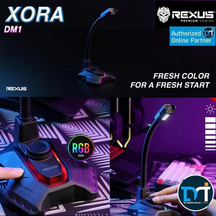 Jual Rexus Xora DM1 RGB - Gaming Microphone - Jakarta Pusat - Duta ...