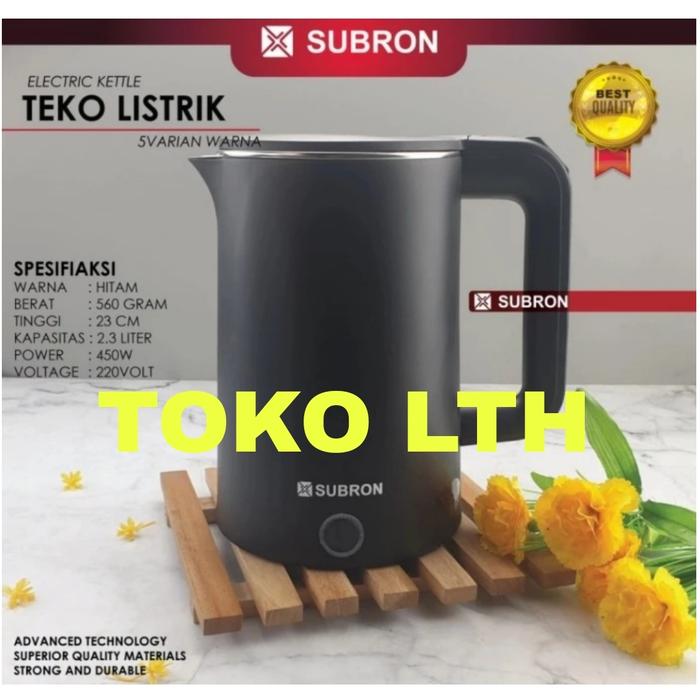 Jual SUBRON TEKO TERMOS LISTRIK 2.3 LTR PEMANAS AIR KETEL ELECTRIK LOW ...