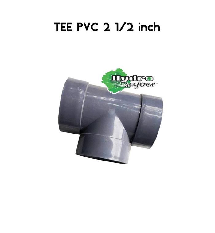 Jual Sambungan Pipa PVC TEE 2 1/2" Tee Sock 2 1/2 Inch Fitting Pipa Pvc - Kab. Malang - hydro ...