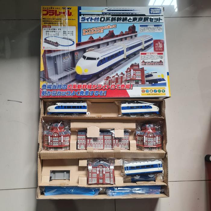 Jual Takara Tomy Plarail Shinkansen Series 0 and Tokyo Station Set Rare - Kota Depok - Lucca ...