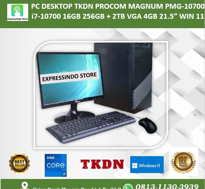 Jual PC DESKTOP TKDN PROCOM MAGNUM PMG-10700 i7-10700 256GB+ 2TB 16GB ...
