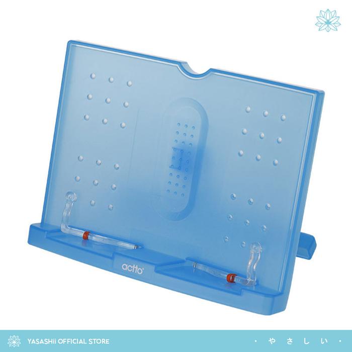 Jual ACTTO Portable Reading Stand - Book Stand Document Holder - Blue ...