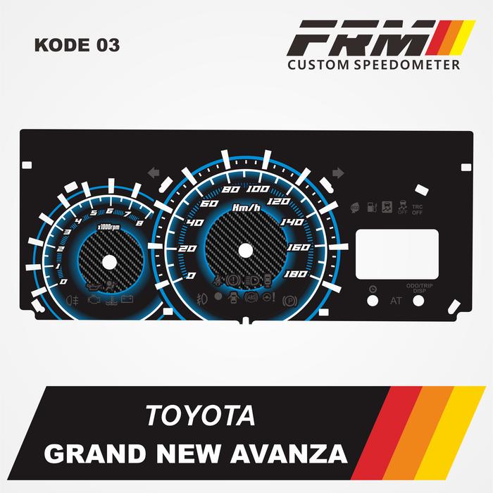 Jual Custom Panel speedometer Grand new avanza Great new xenia - Kab ...