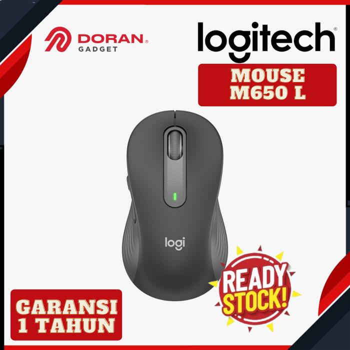 Jual Logitech Signature M650L Mouse Wireless Bluetooth Silent Garansi 1th - Jakarta Pusat ...