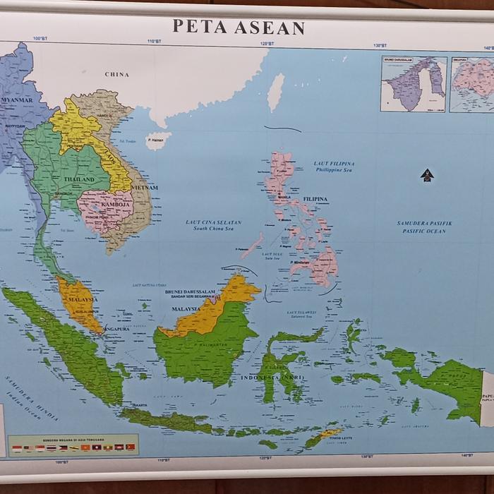 Jual peta ASEAN besar 123 x 98 cm - Jakarta Barat - DEPO SUKSES | Tokopedia