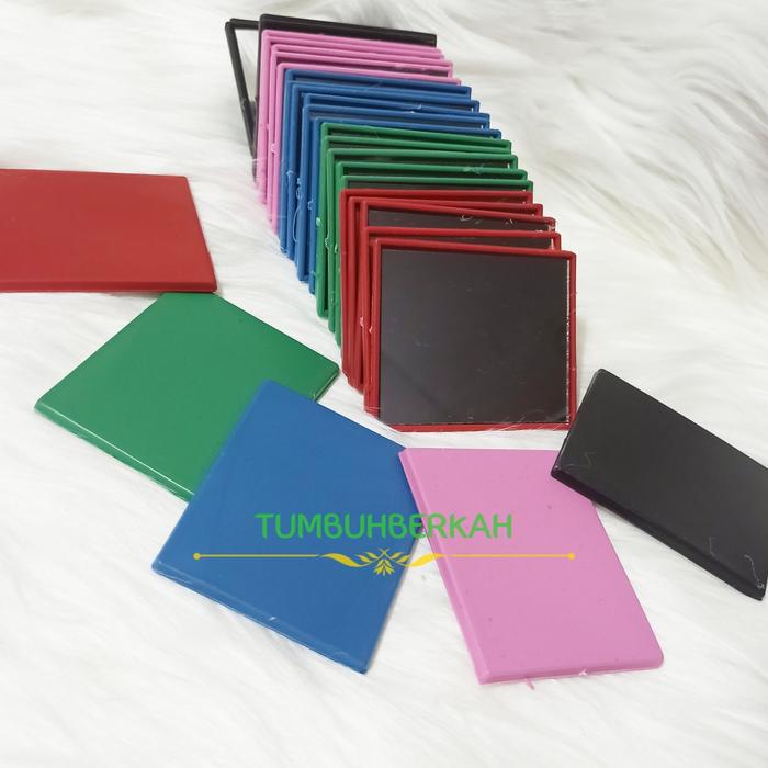 Jual Kaca Cermin Saku Mini kotak Kecil Bentuk Kotak 6x5cm LKL - KC ...