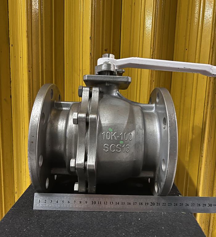Jual Ball Valve Stainless Flange 4 inchi DN 100 SS304 Jis 10K SCS13 - Kota Bandung - dhuhateknik ...