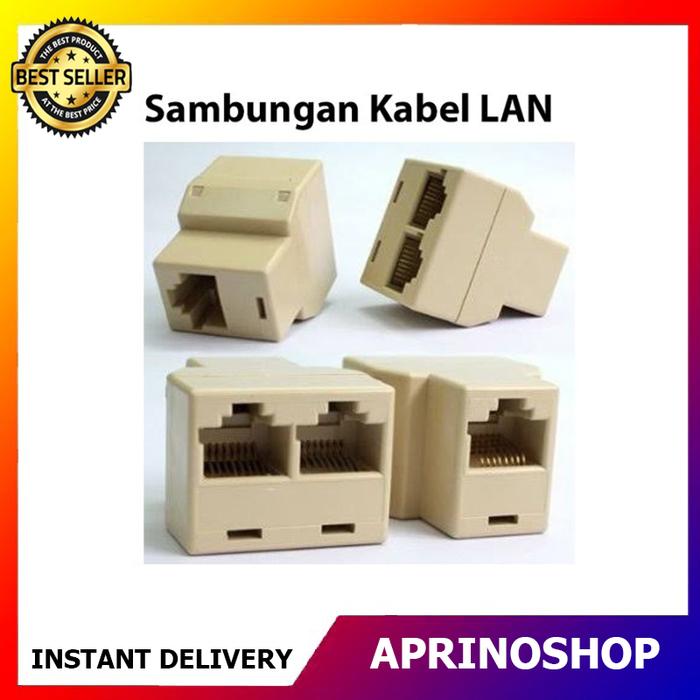 Jual Barel RJ45 Double Sambungan Kabel LAN UTP Female - Kab. Tangerang ...
