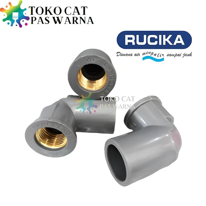 Jual Sambungan Keni Pipa Drat Dalam Kuningan RUCIKA PVC AW 1/2 INCH ...