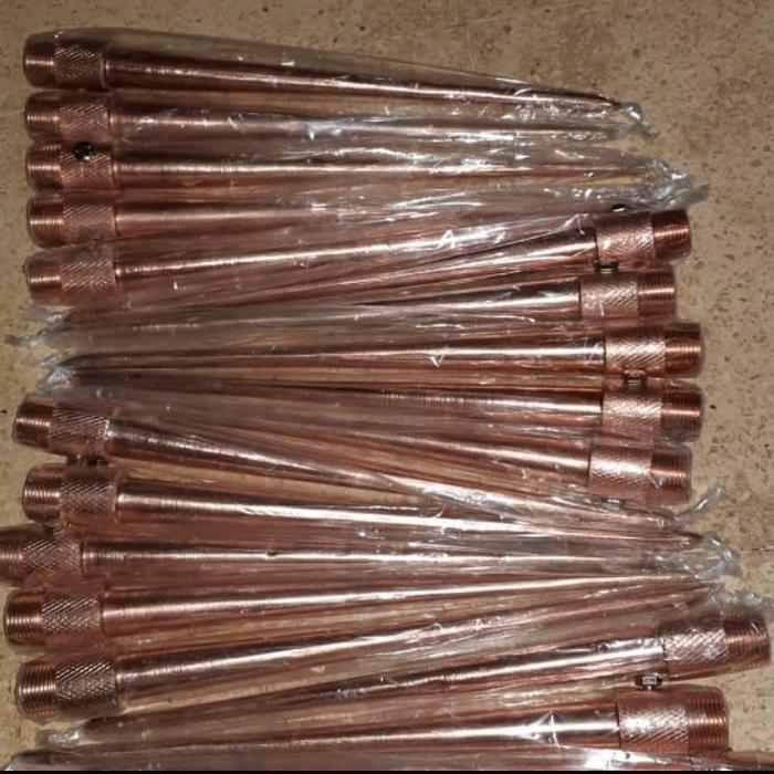 Jual tombak anti petir splitzen tembaga 1 inch x 60 cm penangkal petir ...