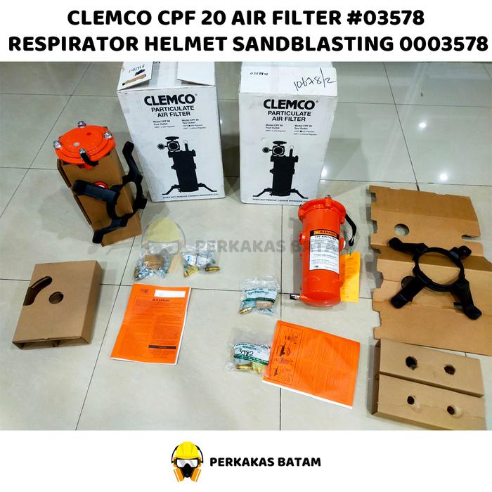 Jual CLEMCO CPF 20 AIR FILTER #03578 RESPIRATOR HELMET SANDBLASTING ...
