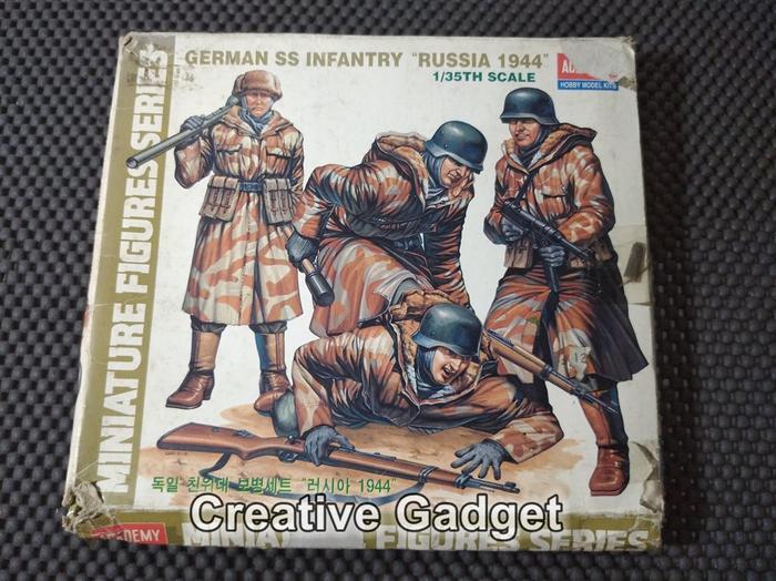 Jual German SS Infantry ( Russia 1944 ) - Model Kit Academy 1/35 - 4 ...