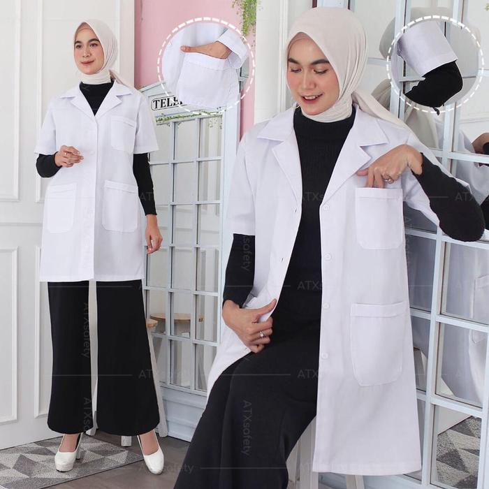 Jual Jas Lab / Jas Laboratorium / Baju Praktikum / Jas Lab Lengan ...