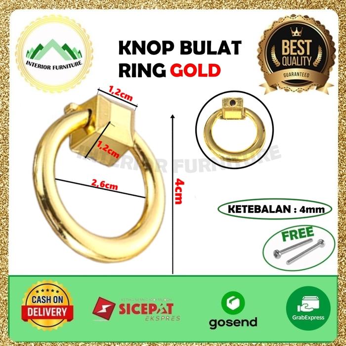 Jual Ring Handle Tarikan Laci Pintu Furniture Modern Minimalis / Knop ...