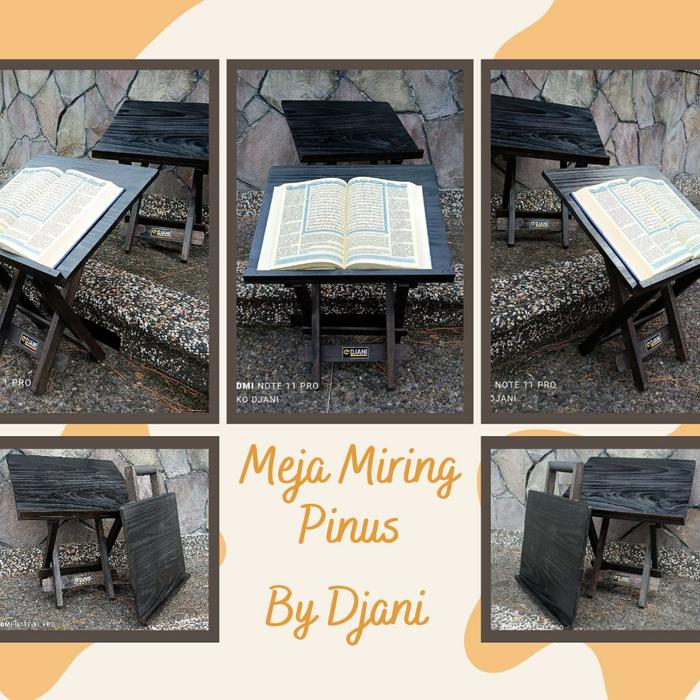 Jual Rehal/ Dampar/ Rekal/ Meja Lipat Miring Istimewa - Miring Hitam ...