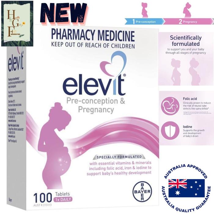 Jual ELEVIT PREGNANCY MULTIVITAMIN - ELEVIT AUSTRALIA - 1ELEVIT100 ...