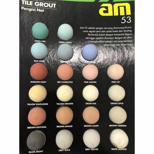 Jual Tile Grout AM 53 Pengisi Keramik/Nat Keramik/Semen Warna - Maroon ...